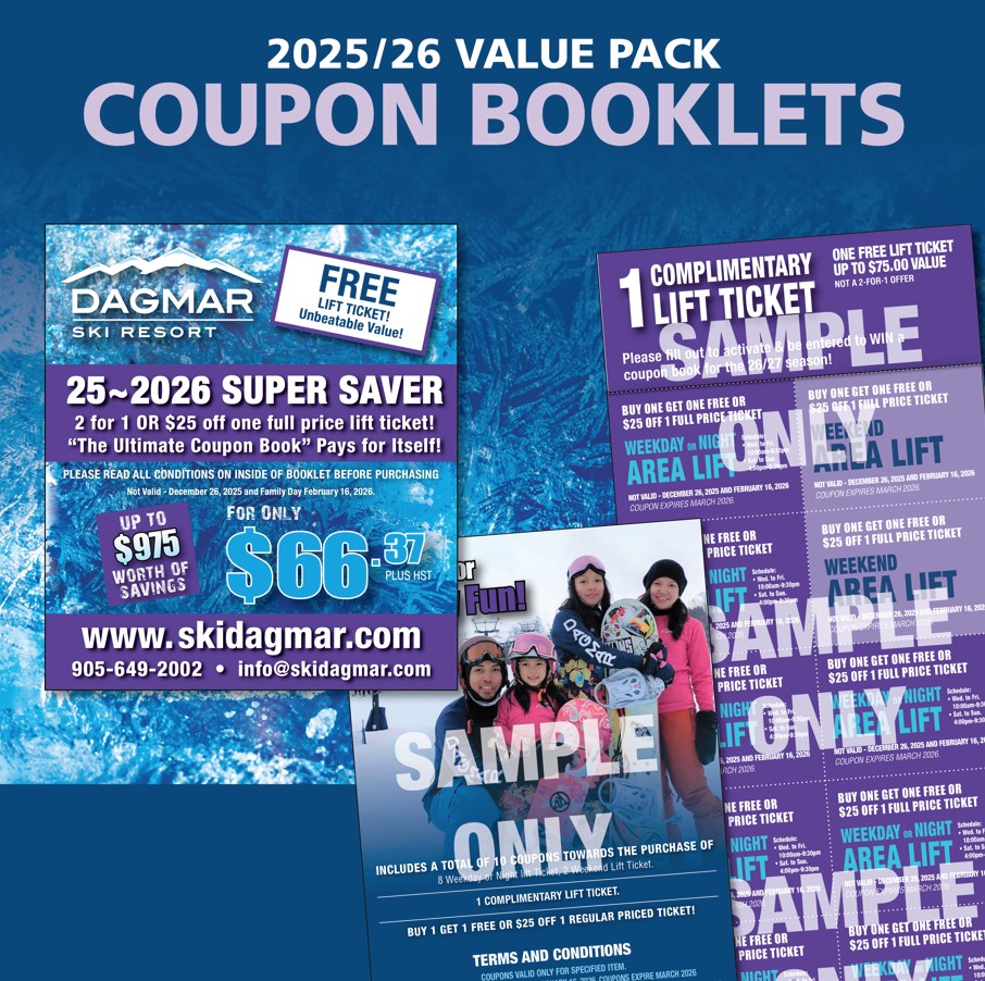 SUPER SAVER Coupon Book – SkiDagmar.com
